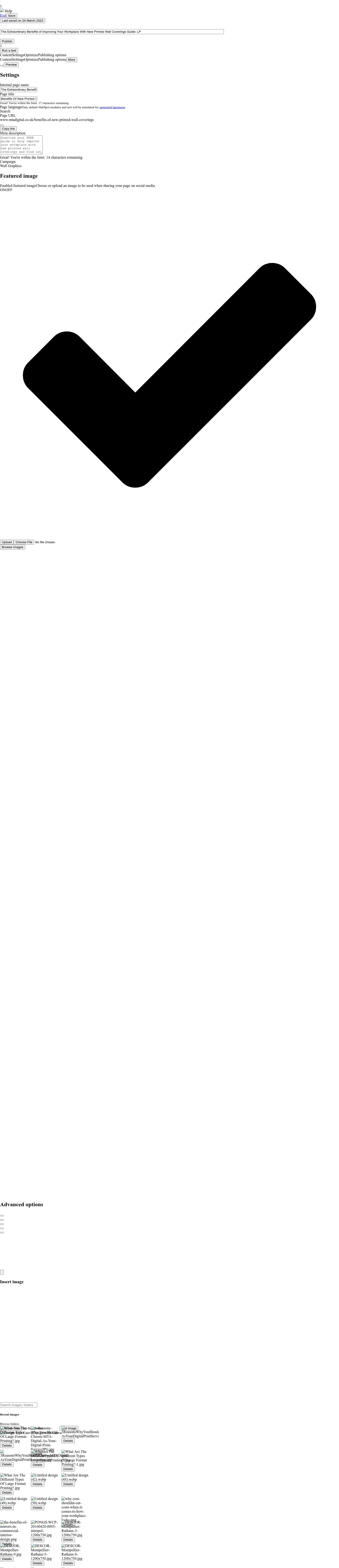 Benefits Of New Printed Wall Coverings | MTA Digital